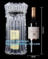 China inflatable air bag for wine bottle, wine bottle air bag transport protective shock resistant cushion hand bag packaging, for sale