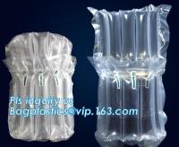 China inflatable air bag for wine bottle, wine bottle air bag transport protective shock resistant cushion hand bag packaging, for sale