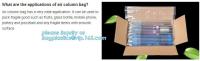China air cushion pillow bags, inflatable air filled pillow bag, shockproof recycable air pillow glass bottle bag, bagplastics for sale