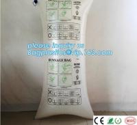 China Custom kraft paper bags designer paper container dunnage air bag, pillow packing bag dunnage air bag for container, Kraf for sale