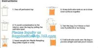 China SteriBag StandUp sample bag - Pumps, samplers, sampling, liquids, powders, solids and pastes; suitable for foods and can for sale