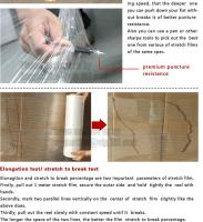 China Shrink Wrap Packing Stretch Film Roll, PE strech film Pallet shrink wrap jumbo roll stretch film cling film wrap nanya w for sale