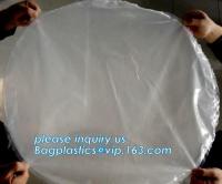 China bottom unloading PE liner bag, round bottom bucket liner, plastic pail liner, circle round bottom liner for liquid and p for sale