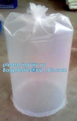 China plastic bag with round bottom, round bottom pail liner, packing liquid round bottom bag, Biodegradable round bottom bag, for sale