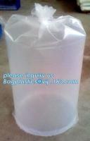 China Plastic Drum Liners on Roll, Elastic Band Plastic Drum Covers, Round Bottom Plastic Drum Liners, round bottom, square bo for sale