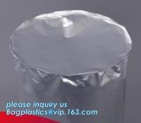 China IBC foil Liner for bulk juice wine, Liquid packaging boxes storage carton ibc alunimium bag, Round Bottom Flexible Drum for sale