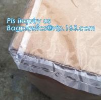 China Heavy Duty Extra Big Jumbo Clear Poly Bags For Pallet Covers, Plastic Material and PE Plastic Type reusable pallet cover for sale