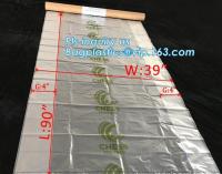 China pe bag pallet cover plastic bag sqaure bottom bag, 54 x 44 x 96