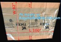 China pe bag pallet cover plastic bag sqaure bottom bag, 54 x 44 x 96