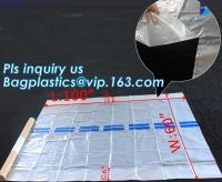 China pe bag pallet cover plastic bag sqaure bottom bag, 54 x 44 x 96