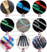 China #5 TPU Coating Waterproof Open End Nylon Zipper For Outdoor Garment, nylon waterproof zipper with auto lock slider zippe for sale