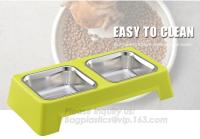 China gift pet food container with flap lid, Square Pet Food Large Container / Animal Metal Food Seed Storage Bin, bagplastics for sale