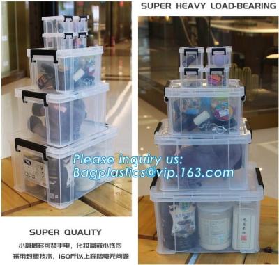 China household items 8 compartment clear plastic container storage box, household kids toy clear plastic clothes storage box for sale