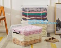 China 10L Clear Household Reusable Stack Plastic Storage Boxes, Transparent Household Handled PP Storage Box Plastic Boxes pac for sale
