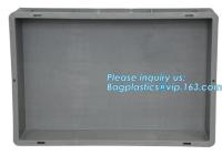 China Multi-purpose Euro logistics plastic box ; Plastic turnover box, pp corrugated sheet Box plastic transport box turnover for sale