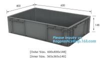 China Multi-purpose Euro logistics plastic box ; Plastic turnover box, pp corrugated sheet Box plastic transport box turnover for sale
