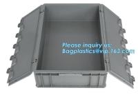 China Multi-purpose Euro logistics plastic box ; Plastic turnover box, pp corrugated sheet Box plastic transport box turnover for sale
