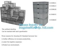 China Multi-purpose Euro logistics plastic box ; Plastic turnover box, pp corrugated sheet Box plastic transport box turnover for sale