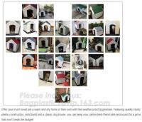 China outdoor kennel for large dog house Eco friendly dog kennels crates plastic houses, Large Dog Outdoor Plastic Dog House for sale