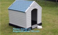 China Fashion big dog apartment cottage Extra Large Waterproof Indoor & Outdoor Pet Shelter Plastic Dog Kennel Pet House, bage for sale