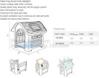 China waterproof pet house large insulated plastic dog house, plastic dog kennel, Dog Product Plastic Durable Pet Dog House for sale