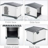 China Different plastic dog house/ pet kennel/garden house for dog, Eco Friendly Plastic Dog House/Durable Cat Plastic House for sale