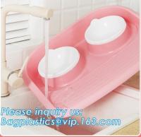 China Lovely Personalized portable pet dog food water bowl ceramic plastic, Plastic pet bowl /PP pet dish for dog /food pail f for sale