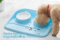China Lovely Personalized portable pet dog food water bowl ceramic plastic, Plastic pet bowl /PP pet dish for dog /food pail f for sale