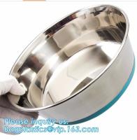 China Lovely Personalized portable pet dog food water bowl ceramic plastic, Plastic pet bowl /PP pet dish for dog /food pail f for sale