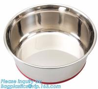 China Lovely Personalized portable pet dog food water bowl ceramic plastic, Plastic pet bowl /PP pet dish for dog /food pail f for sale