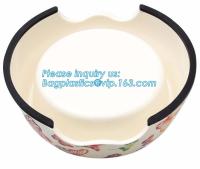China Lovely Personalized portable pet dog food water bowl ceramic plastic, Plastic pet bowl /PP pet dish for dog /food pail f for sale