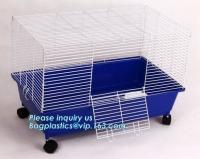 China Manufacturer wholesale stainless steel metal large small foldable carriers cheap pet dog cage, Large Steel Dog Cage For for sale