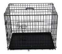 China customized portable stainless steel aluminum metal folding big dog cage, dog kennels cages large outdoor durable dog hou for sale