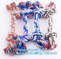 China Tugging tossing pet dog rope toys, Pet durable teething chew cotton rope toy set dog toys, pet toys strong chew cotton r for sale