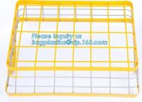 China Home Storage Used Round Shaped Metal Mesh Wire Kitchen Basket, Kitchen metal gold wire rectangular vegetable fruit stack for sale