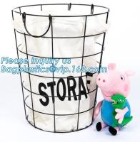 China Customized Wire Diameter Stock Pot Cooking Wire Mesh Metal Storage Basket, Industrial Metal Wire Storage Basket With Han for sale