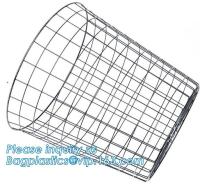 China Wholesale china trade decorative laundry metal wire material storage basket, Storage Metal Wire Fruit Basket hanging wir for sale