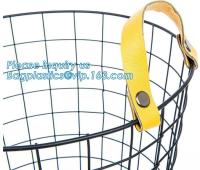 China Wholesale china trade decorative laundry metal wire material storage basket, Storage Metal Wire Fruit Basket hanging wir for sale
