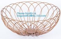 China Hanging Metal black Wire Mesh Fruit Storage Basket, Stainless Steel Wire Mesh Containers Metal Mesh Kitchen Vegetable St for sale