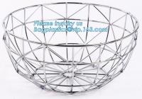 China Home kitchen 3 tiers fruits vegetables storage metal wire hanging fruit Basket, Home storage modern design metal mesh we for sale