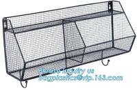 China Different shapes metal wire mesh file baskets office supply baskets wholesale, magazine office document file holder shel for sale