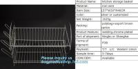 China Manufacturer Simple Houseware Stackable 2 Tier Sliding Basket Drawer Organizer , Storage, Eco-friendly powder coated 2 t for sale