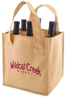 China Custom Promotional wine shopping tote fabric polypropylene laminated non woven bag, Manufacturer of pp lamination non wo for sale