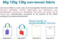 China Durable customized printing supermarket shopping promotional non woven bag, Full color printing non woven bag made by 80 for sale