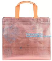 China Factory Price High Quality Laminated PP Non Woven Bag, wholesale customized print logo non woven bags with string for sh for sale