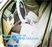 China durable full set disposable car seat cover/plastic steering wheel cover, Auto Consumable Paint masking film Disposable c for sale