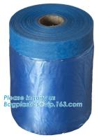 China Pre-tapd paint masking film HDPE,Car paint repair masking film with tape, Hot sell masking film with adhesive tape, PAC for sale