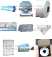 China auto adhesive paint masking protect film 3.8*100m,HDPE car overspray masking film Logo printing,Antistatic corona treate for sale