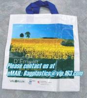 China PP WOVEN SHOPPING BAGS, WOVEN BAGS, FABRIC BAGS, FOLDABLE SHOPPING BAGS, REUSABLE BAGS, PROMOTIONAL BAGS, GROCERY SHOPPI for sale