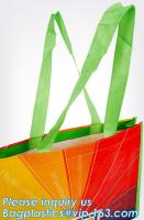 China Eco Friendly Tote Shopping Carry Fabric PP Laminated Recyclable Woven Bag, Custom Foldable Shopping Recycle PP Non Woven for sale